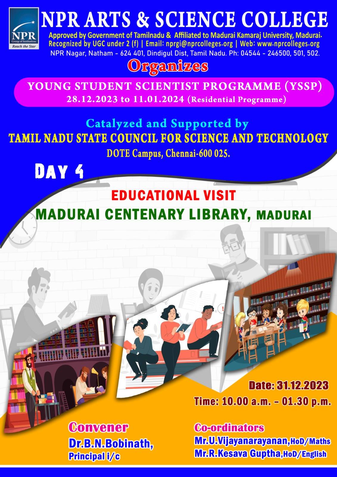 Educational Visit - NPR Arts and Science College